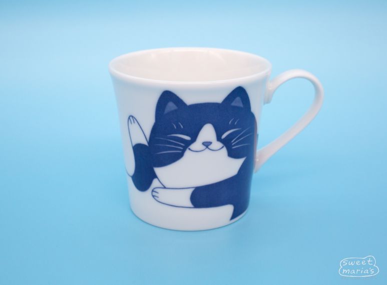 Tuxedo Cat Nap Mug from Japan