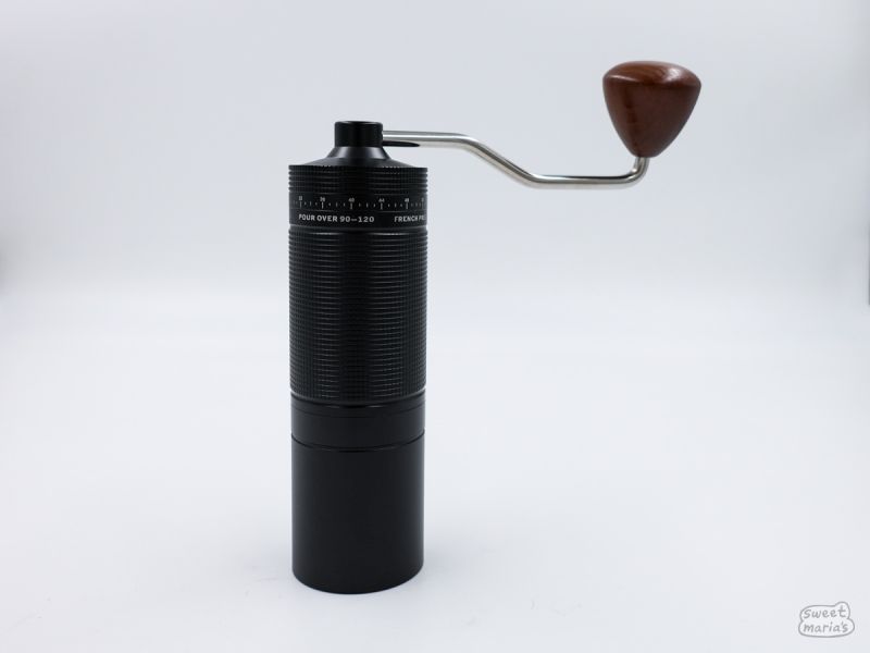 Easy Adjust Hand Grinder with SS Burrs - Black